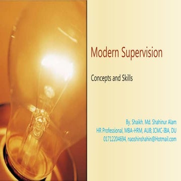 Modern Supervision | PPTX