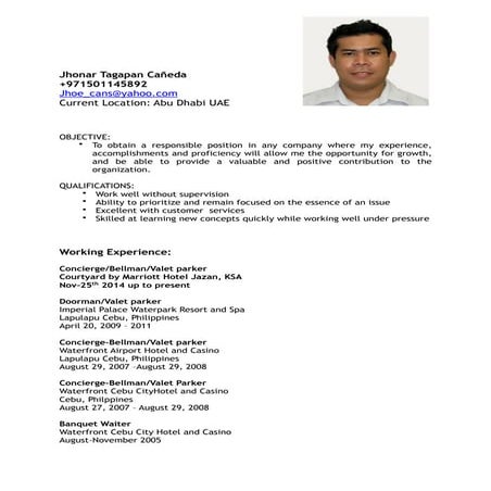 jhonar cv pages | PDF