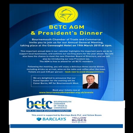 Final Version BCTC AGM Flyer | PDF