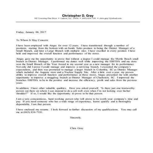 Brenda Reference letter | DOC
