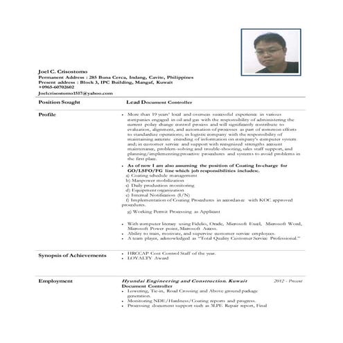 joel resume | DOCX