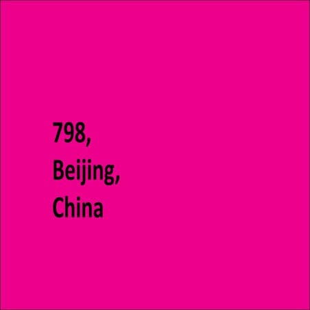 798 Beijing China | PDF