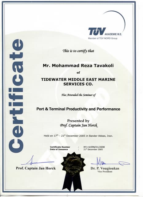Port & Terminal | Pdf