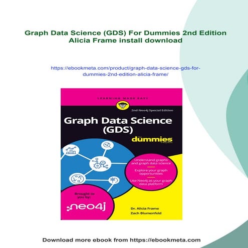 Graph Data Science (GDS) For Dummies 2nd Edition Alicia Frame | PDF