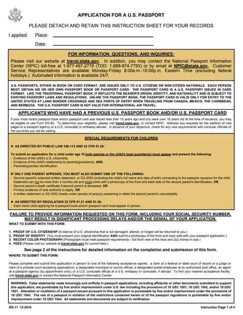 Declaration of Passport and Other Travel Documents | PDF