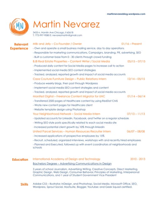 Martin Nevarez presentations