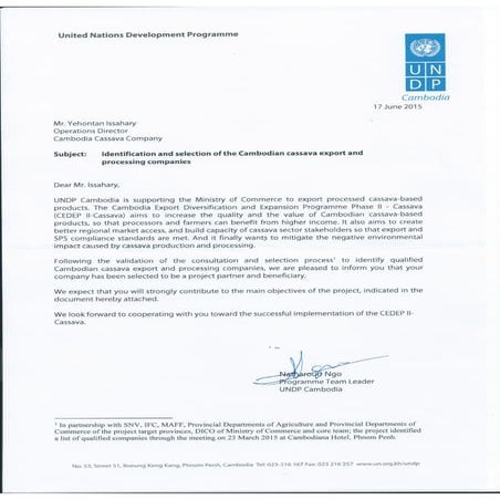 UNDP, Identificatin celection C3 | PDF