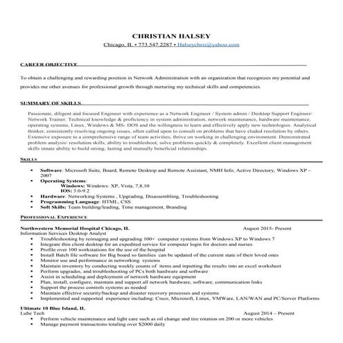 Keith Pettiford Resume | DOCX