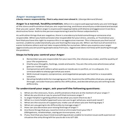 7- Anger management | DOCX