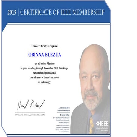 ieee certificate | PPT