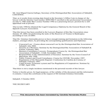 official skills translation | PDF | Legal Services Industry | Industries