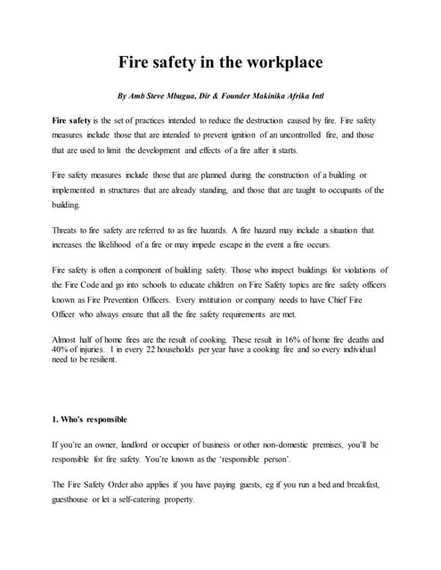 Health & Safety Induction Training | PPT