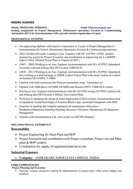 Resume - Satnam Singh | PDF