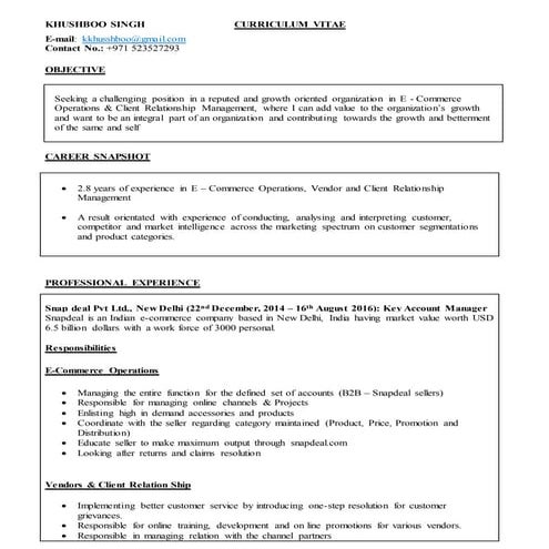 Himani CV | PDF