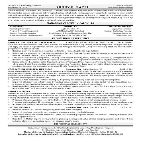 Sunny Patel Resume 2016 | PDF