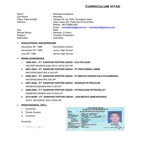 Curriculum Vitae | DOC