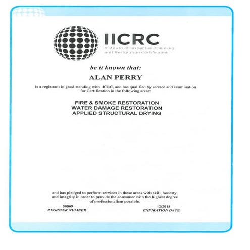 IICRC 2015 AP | PDF