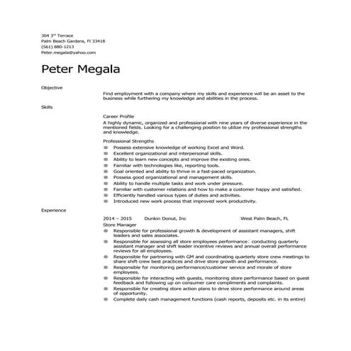 Joseph M. Pahira Resume | DOC
