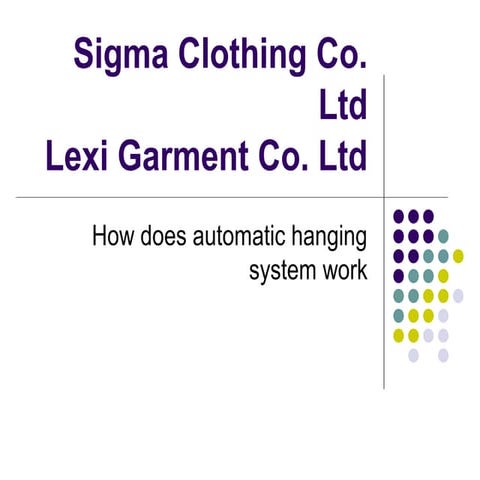 how does automatic hanging lines work | PPT