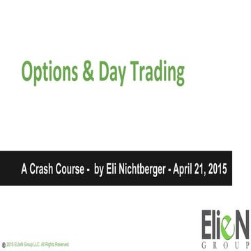 Options & Day Trading- A Crash Course | PDF