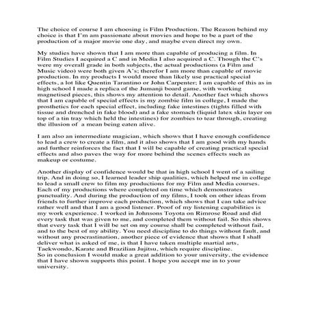 Personal Statement | PDF