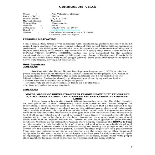 CURRICULUM VITA Fadi 2015 | DOCX