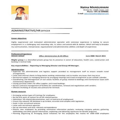 Naina CV | DOCX