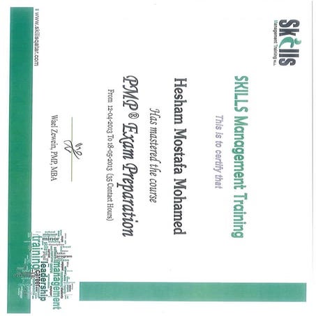 PMP Course Certificate | PDF | Graduation | Personal Celebrations ...