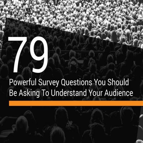 What to ask your audience? 79 Powerful Website Survey Question Examples ...