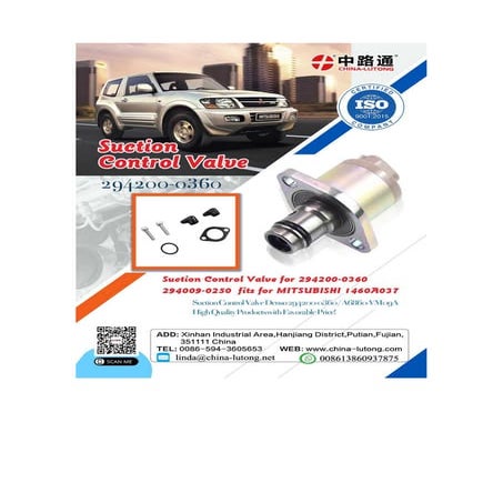 79 series scv valve yd25 suction control valve replacement | PDF