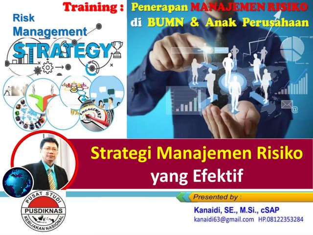 Strategi Manajemen Risiko yang Efektif _Training Strategi Manajemen Risiko yang Efektif _Training