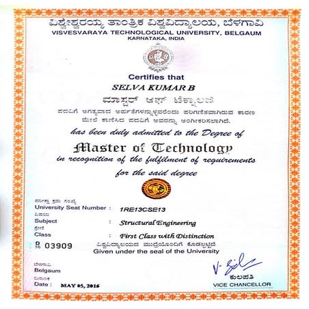 Mtech Degree | PDF
