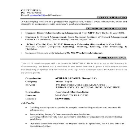 updated resume - Copy | PDF