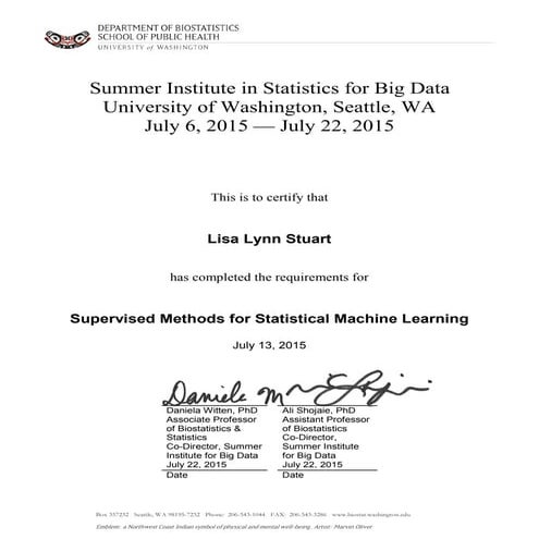 2015 SISBID MODULE 3 CERTIFICATE | PDF