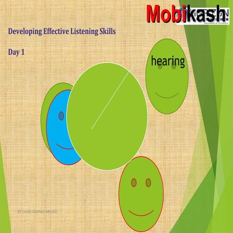 Developing Effective Listening Skills (Revised) | PPT