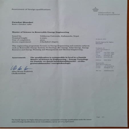 master certificate | PDF