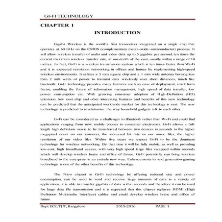 Gi-Fi Technology Report | DOCX