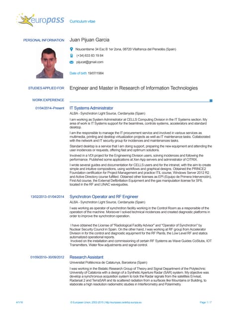 CV-Europass-AndradeBasílio-EN | PDF