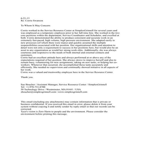 simplex reference letter (2) | DOC