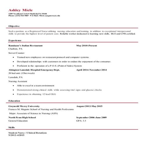 Ashley Resume | PDF