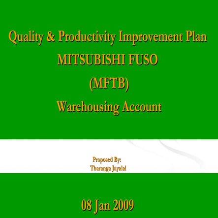 MFTBC Operation Development Plan | PPT