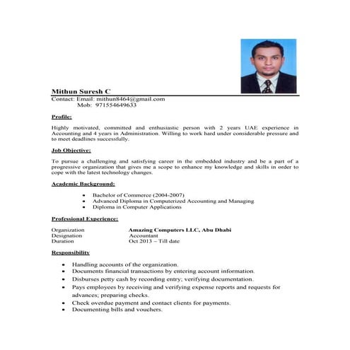 sanjeev resume updated | DOC