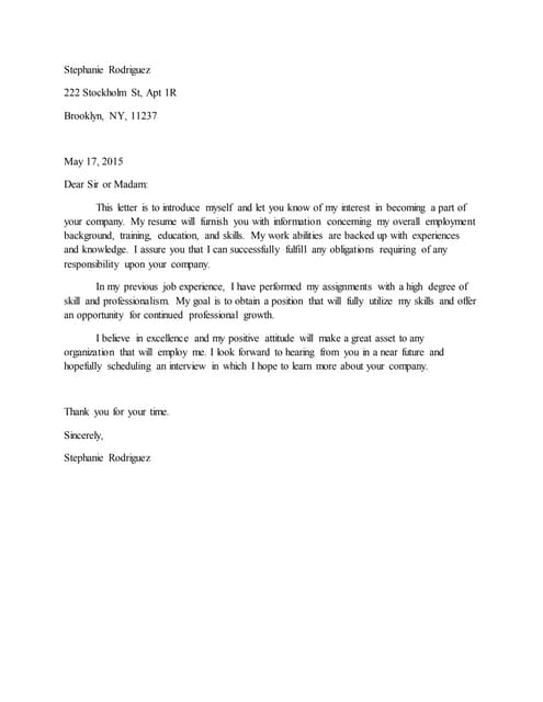 Felix Andino cover letter eu | PDF