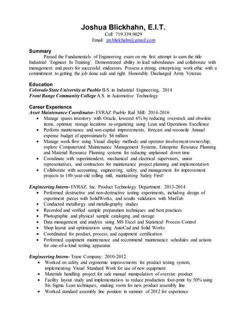 TCHope resume with JROTC