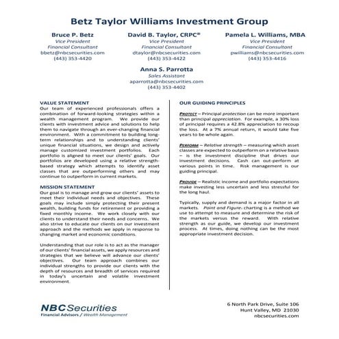 B-T-W Investment Group | PDF