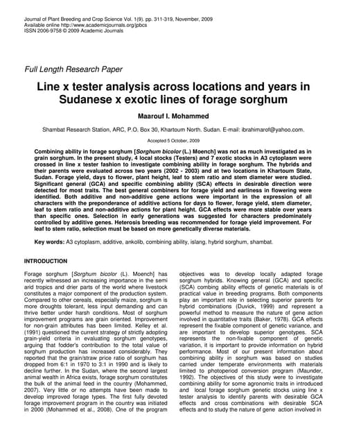 Diallele selective mating system | PPTX | Genetics | Science