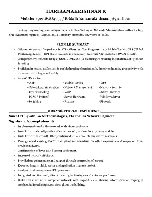 Ajay Kumar Resume | PDF