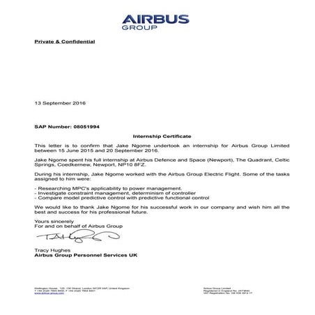 Intern Certificate | PDF