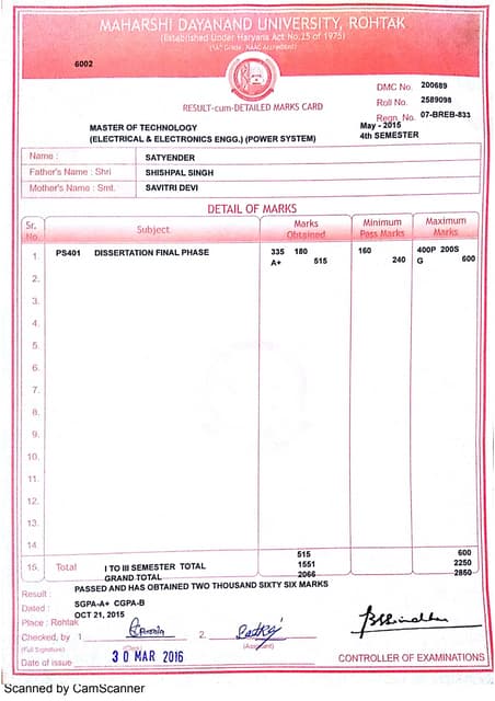 Satyender M.Tech 2nd Sem | PDF
