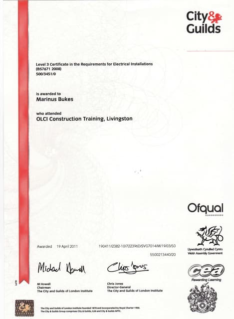 PTLLS Certificate p1 | PDF